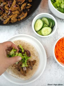 Seitan Vegan Gyro with Tahini Sauce – Dianne's Vegan Kitchen