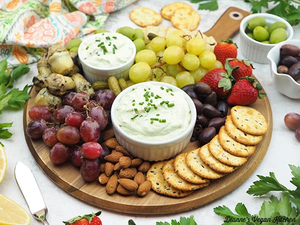 Vegan Garlic and Herb Cheese Spread – Dianne's Vegan Kitchen