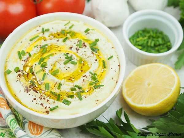 Roasted Garlic Hummus – Dianne's Vegan Kitchen