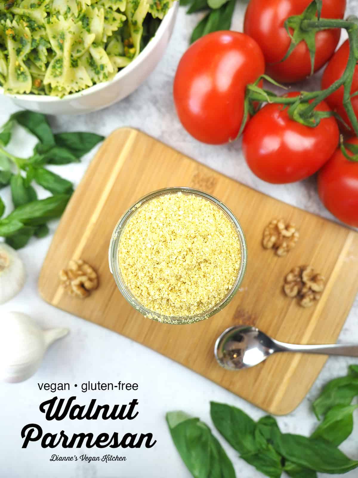 Vegan Parmesan Cheese made with Walnuts – Dianne's Vegan Kitchen