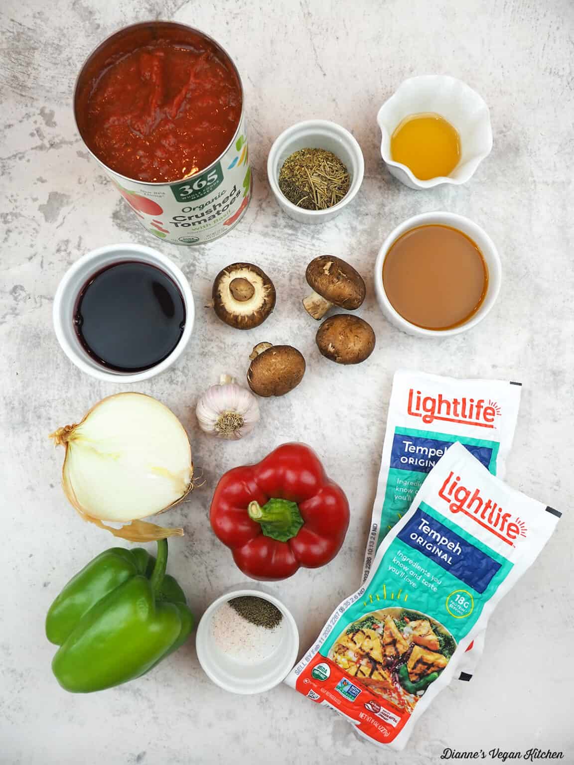 Vegan Cacciatore with Tempeh – Dianne's Vegan Kitchen