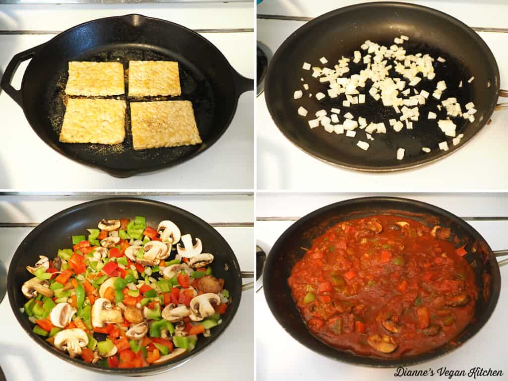 Vegan Cacciatore with Tempeh – Dianne's Vegan Kitchen