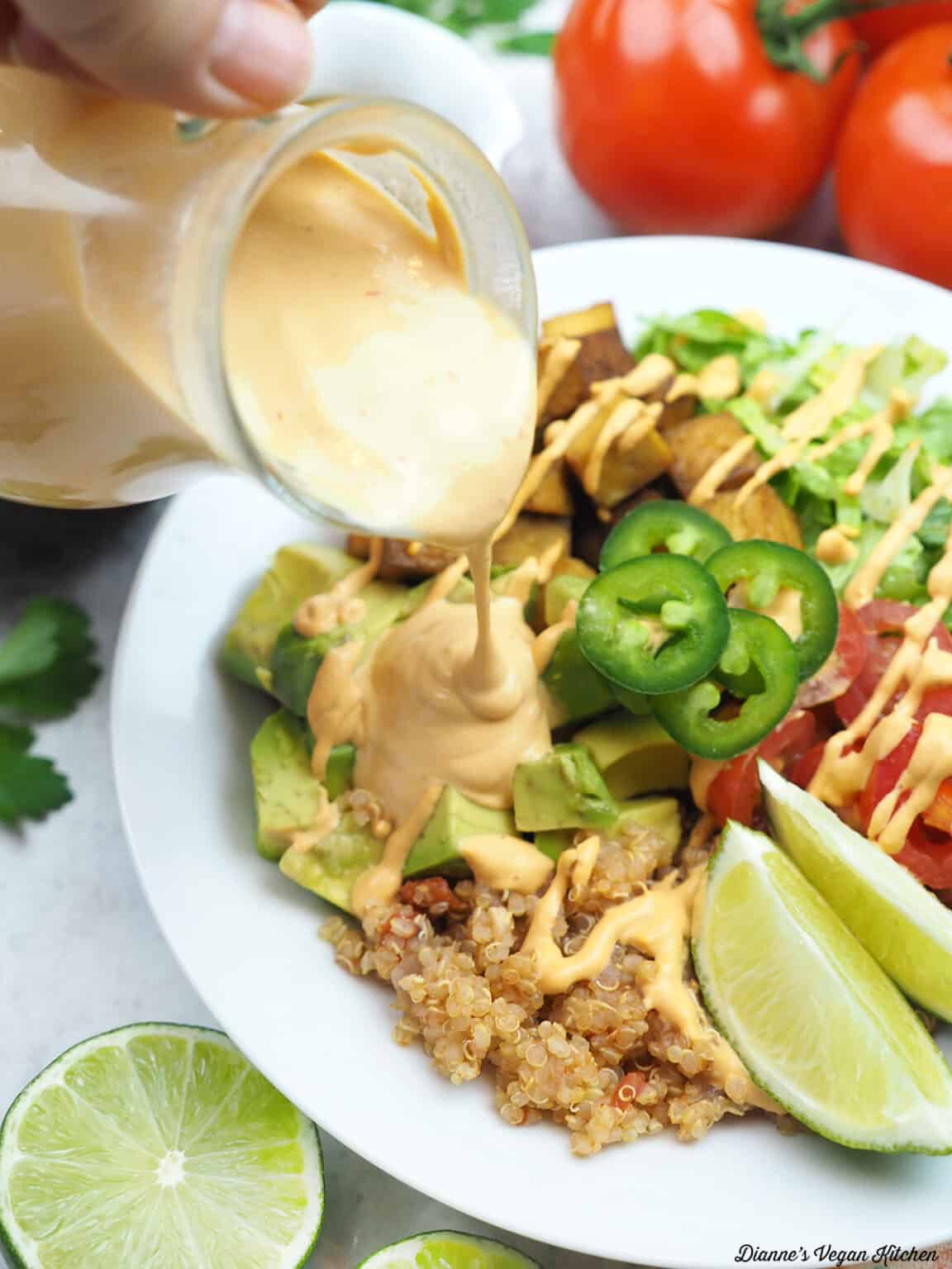 Creamy Vegan Chipotle Lime Dressing – Dianne's Vegan Kitchen