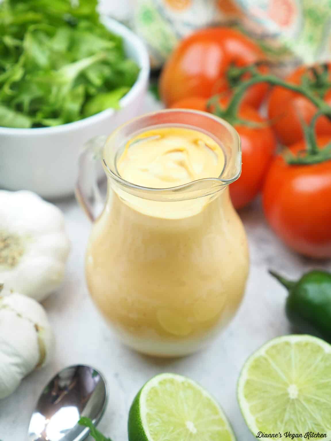 Creamy Vegan Chipotle Lime Dressing – Dianne's Vegan Kitchen