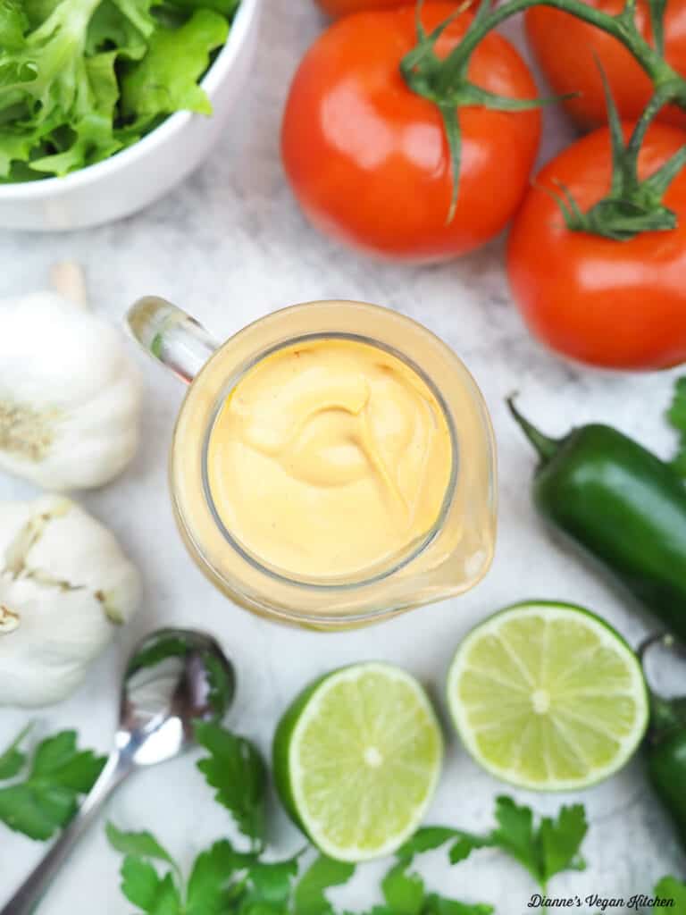 Creamy Vegan Chipotle Lime Dressing – Dianne's Vegan Kitchen